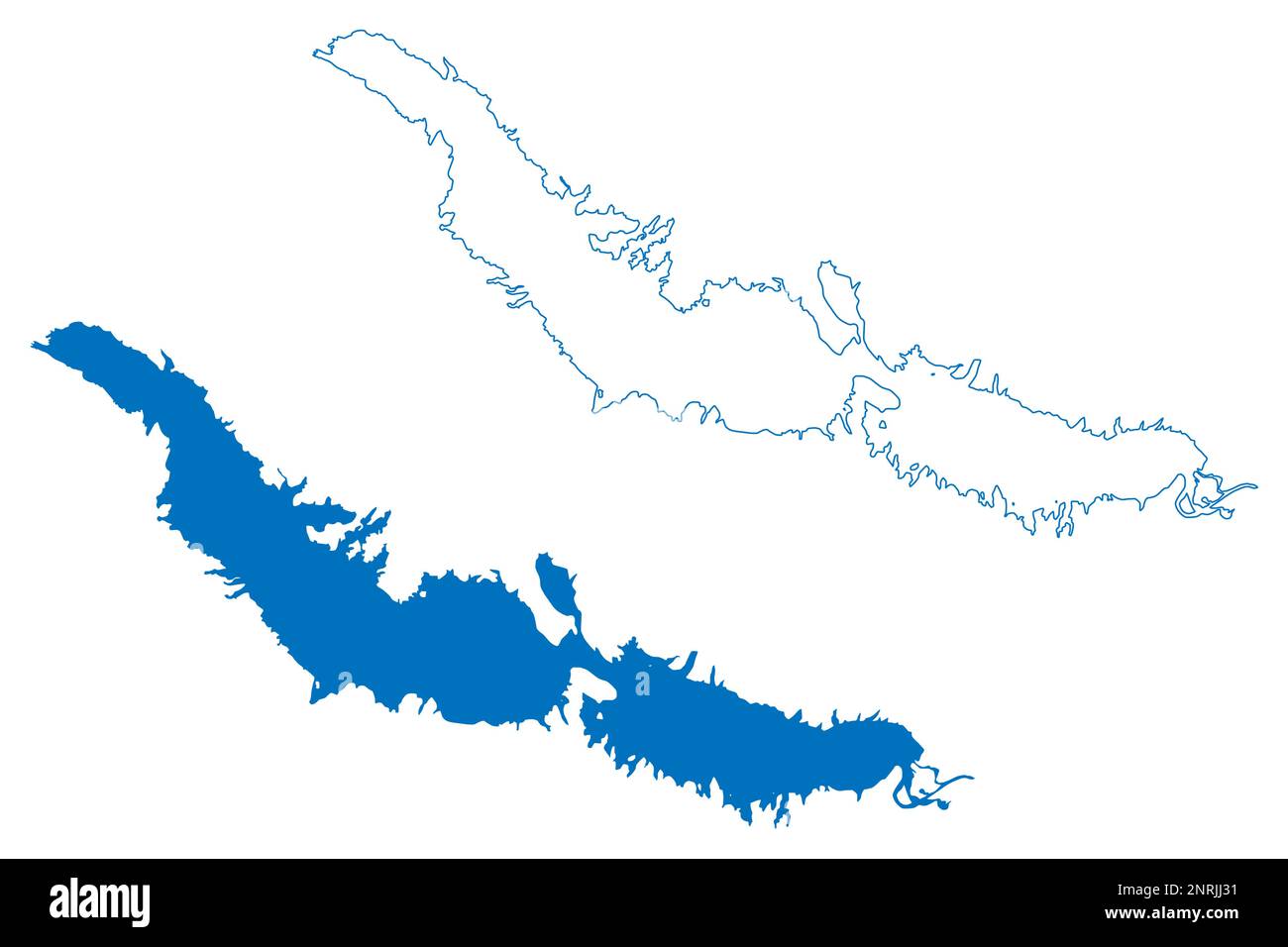 Lake Theodore Roosevelt Reservoir (United States of America, North ...