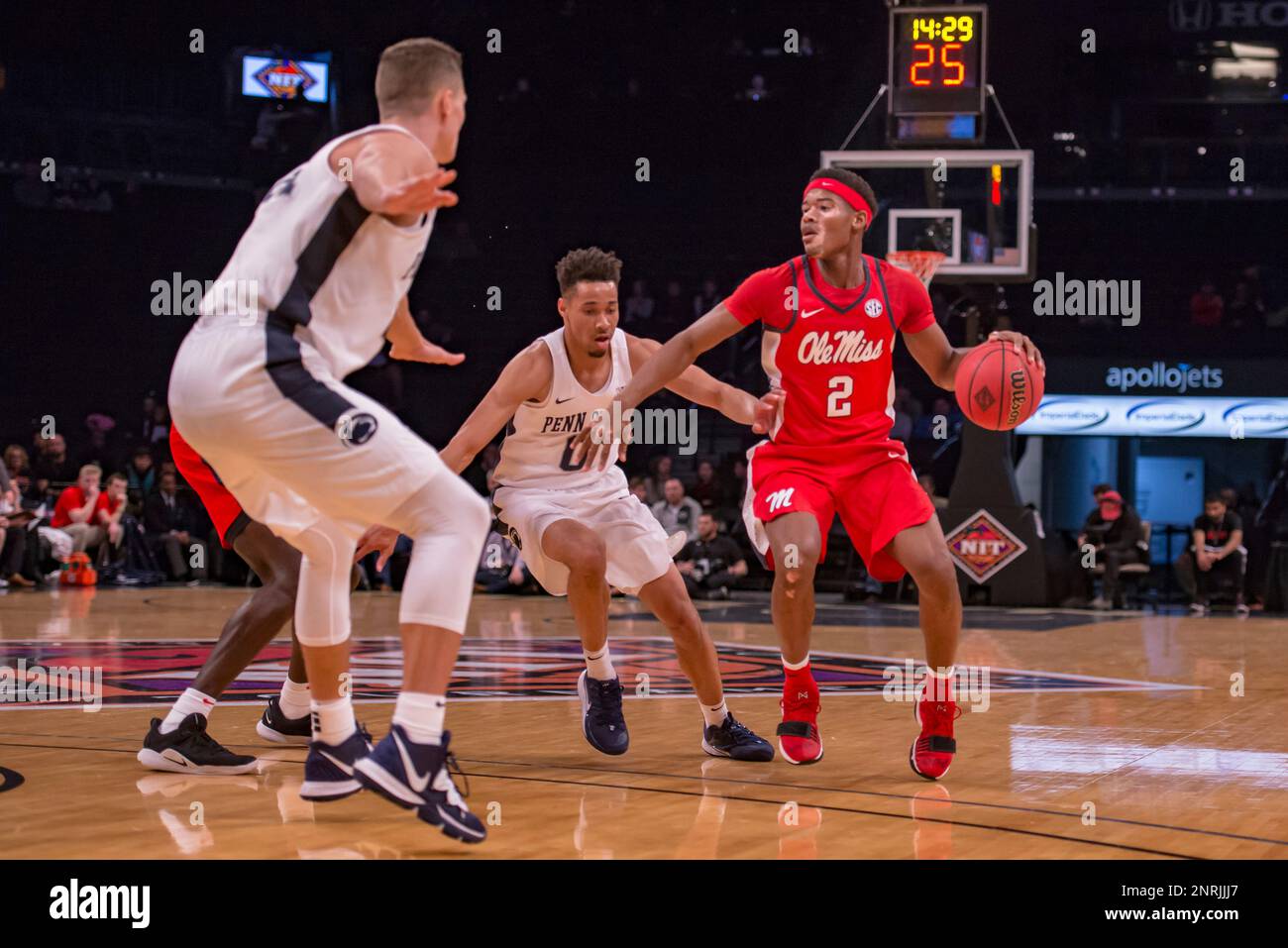 BROOKLYN, NY - NOVEMBER 27: Mississippi Rebels guard Devontae Shuler (2 ...