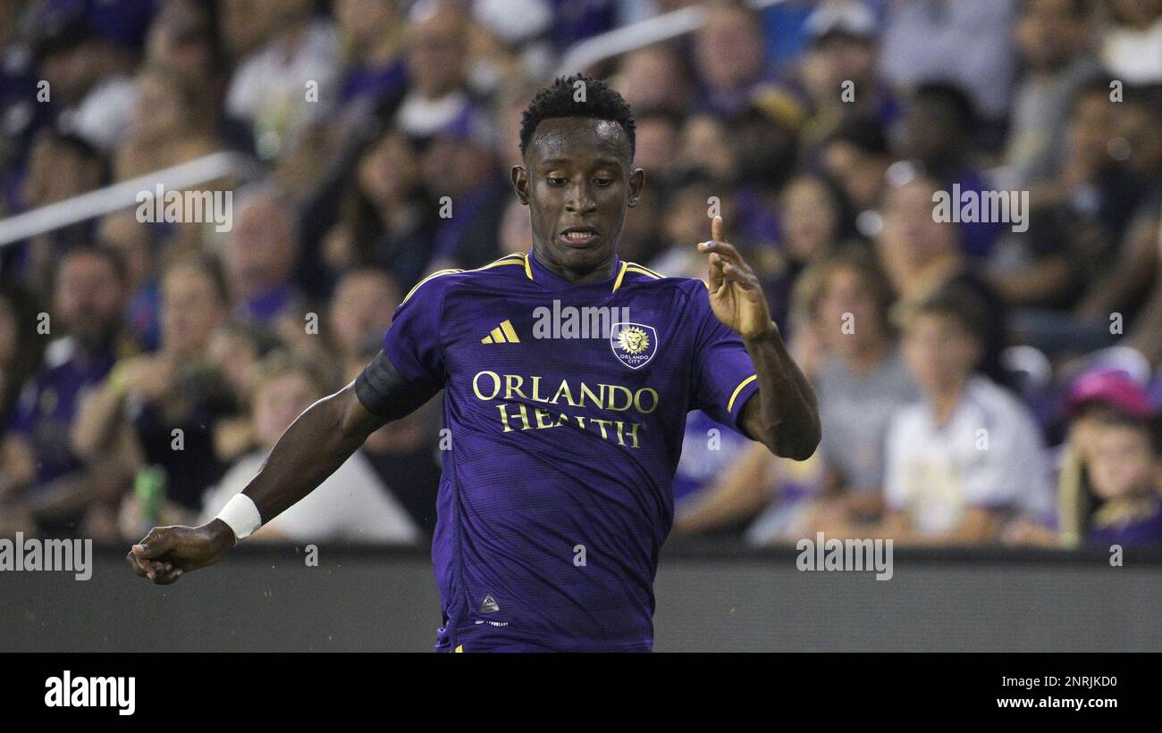 Orlando City forward Ivan Angulo (77) during the second half of an MLS ...