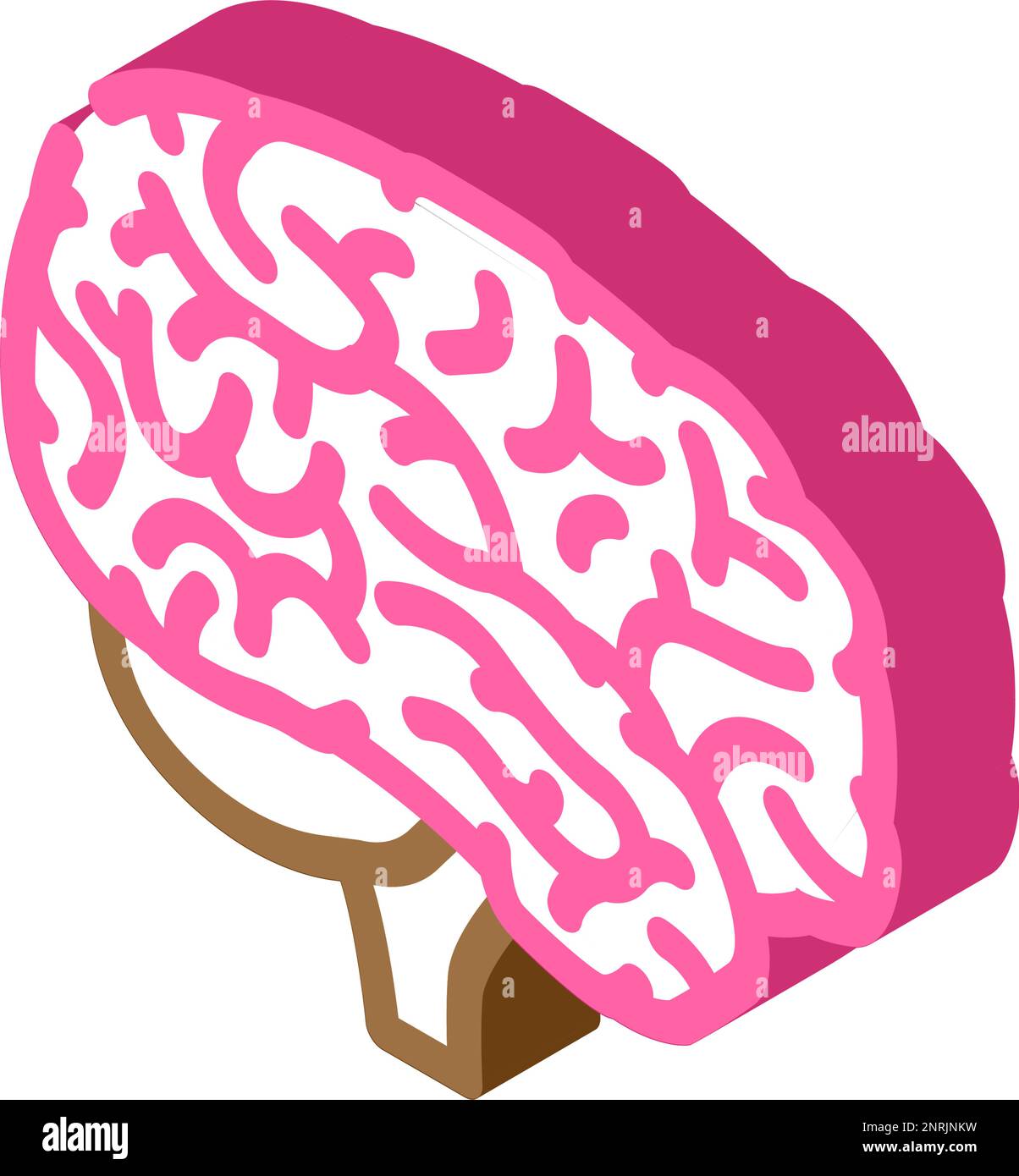brain human isometric icon vector illustration Stock Vector Image & Art ...