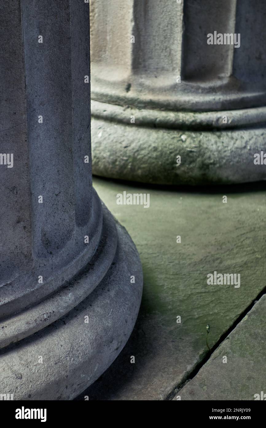 Base of stone pillars Stock Photo - Alamy