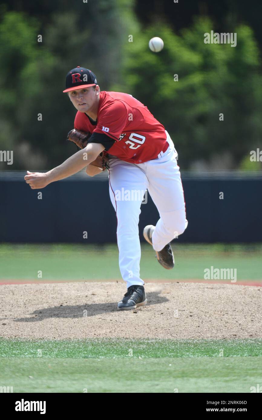 Rutgers University Scarlet Knights pitcher Jared Bellissimo (20) during ...