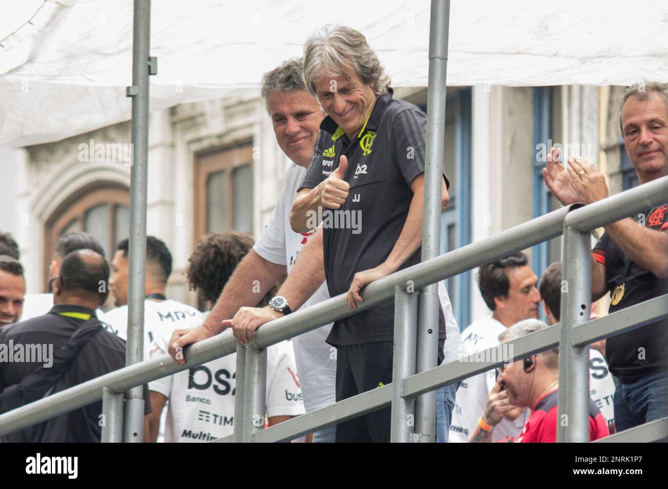 RJ - Rio de Janeiro - 24/11/2019 - Flamengo Parade - Coach Jorge Jesus ...