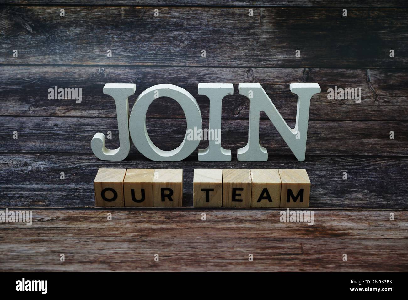 Join Our Team Word alphabet letters on wooden background Stock Photo ...