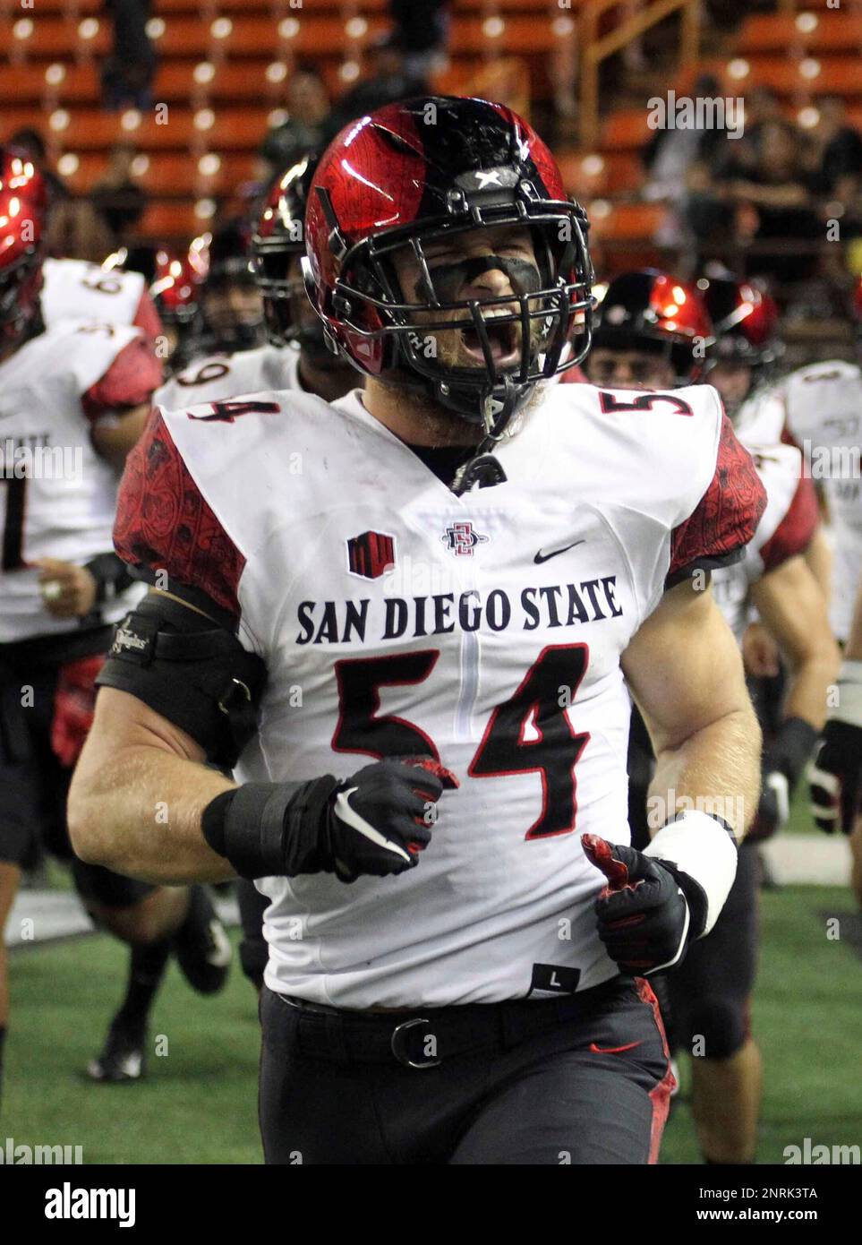 November 23, 2019 - San Diego State Aztecs linebacker Caden McDonald ...
