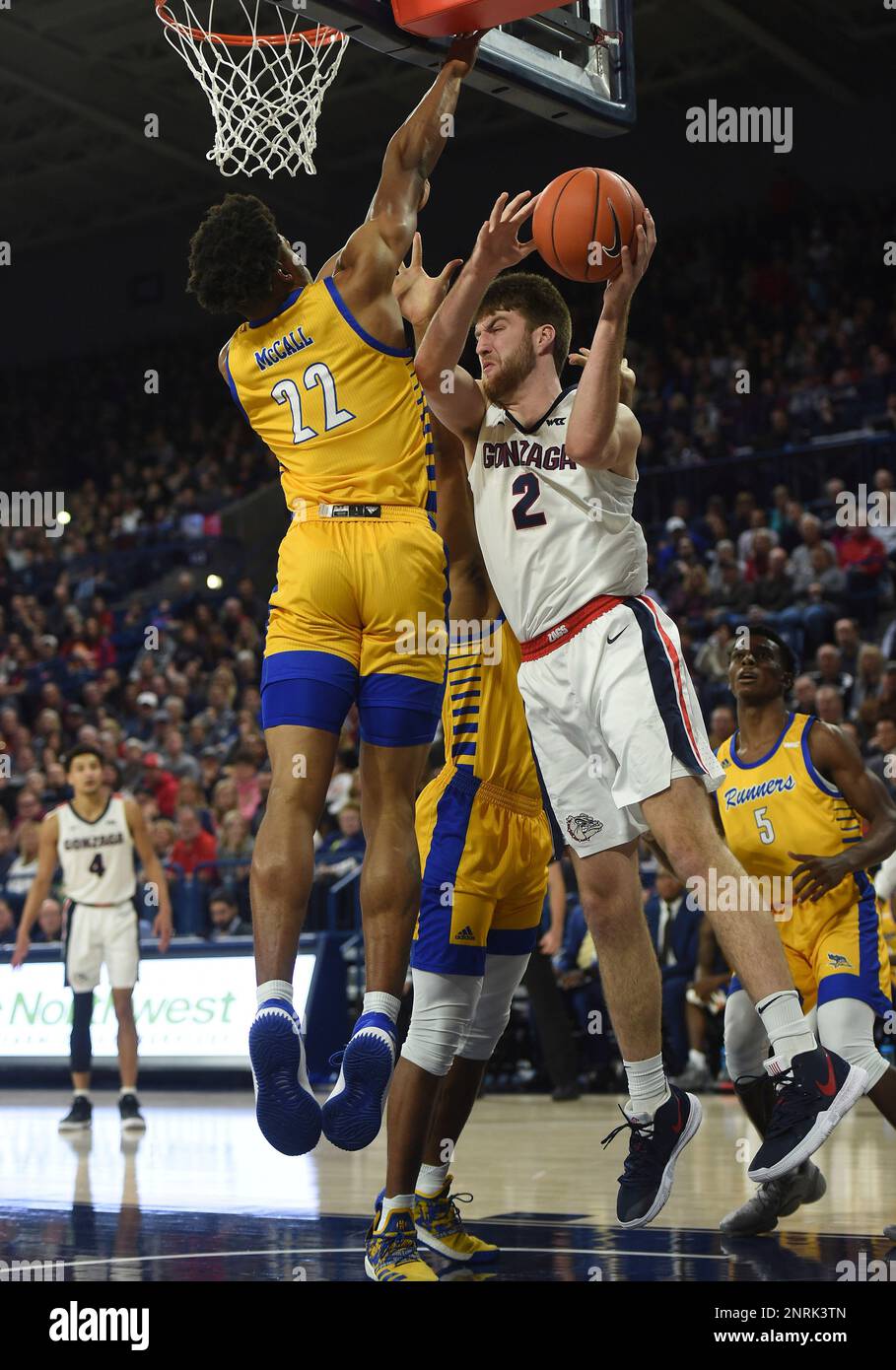 SPOKANE, WA - NOVEMBER 23: Cal State Bakersfield guard Justin McCall ...