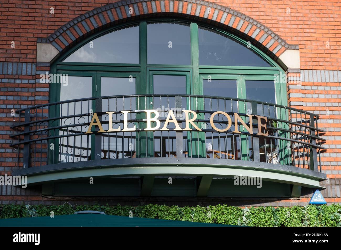 All Bar One bar and restaurant in Brindley Place, Birmingham Stock ...