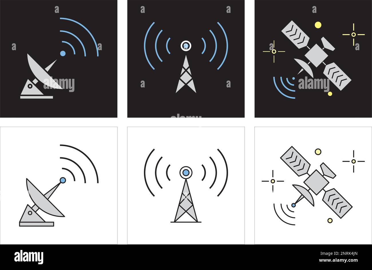 Radio rocket Stock Vector Images - Alamy