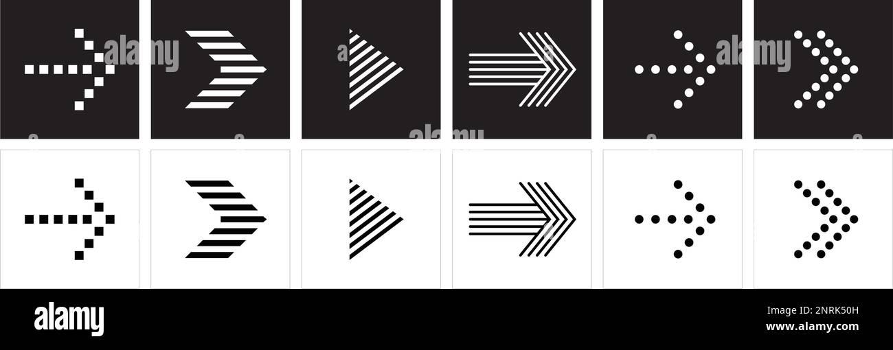 Unique arrow design vector. Isolated vector arrows symbol. Modern arrow ...