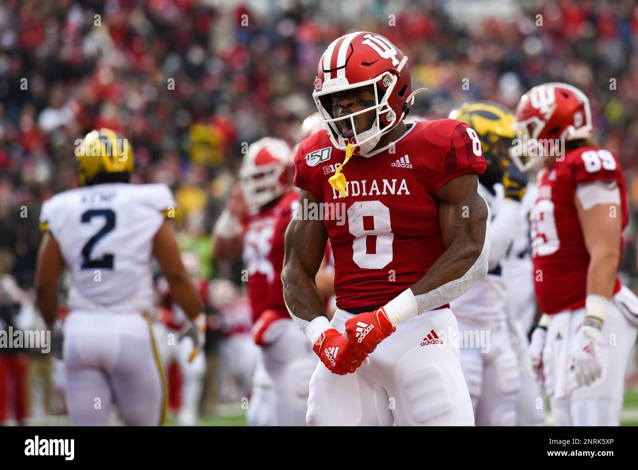 BLOOMINGTON, IN - NOVEMBER 23: Indiana (RB) Stevie Scott III (8 ...