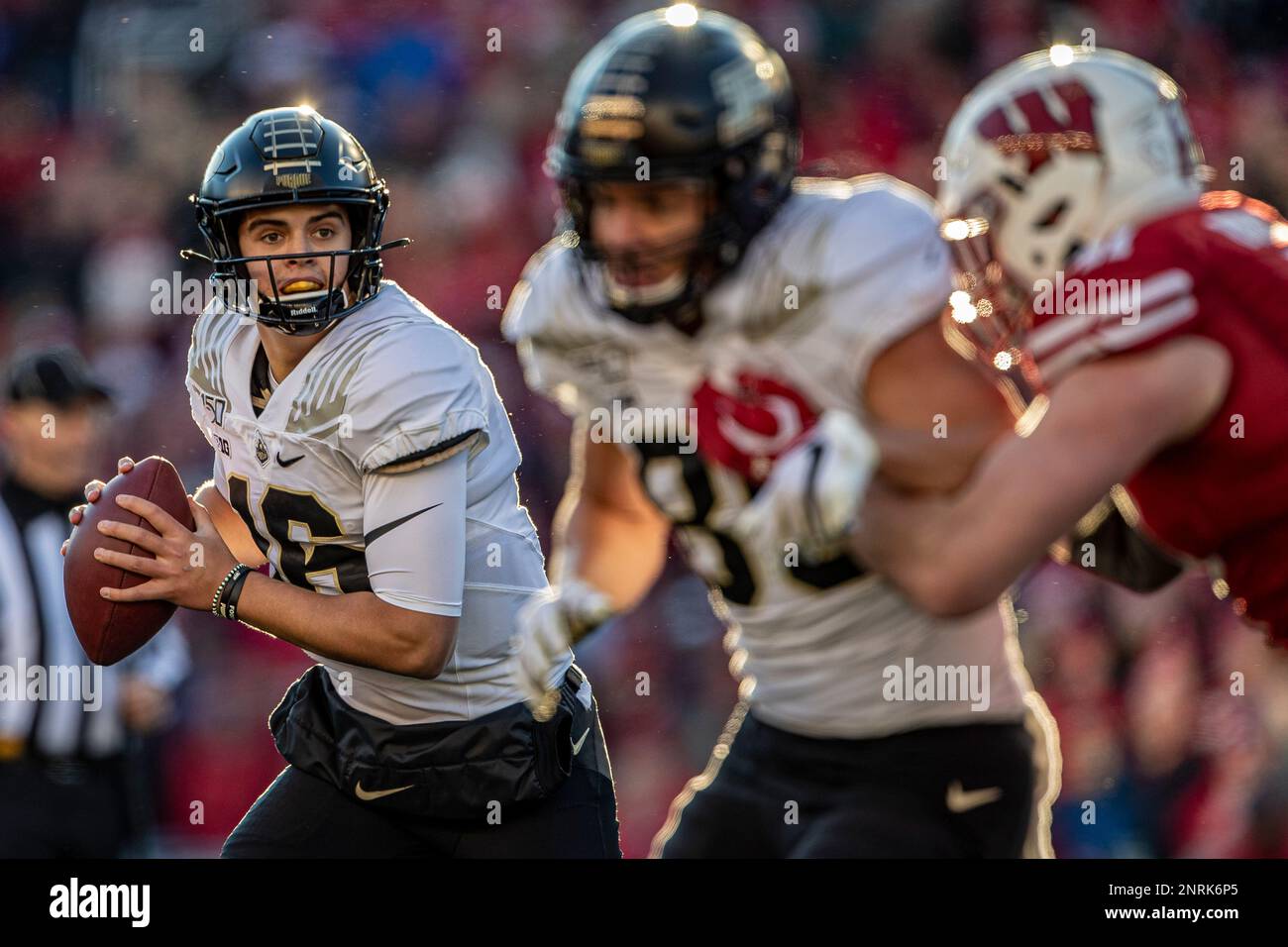 MADISON, WI - NOVEMBER 23: Purdue Boilermakers quarterback Aidan O ...