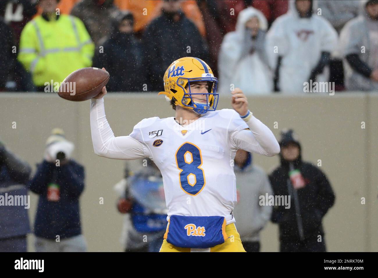 BLACKSBURG, VA - NOVEMBER 23: Pittsburgh Panthers quarterback Kenny ...