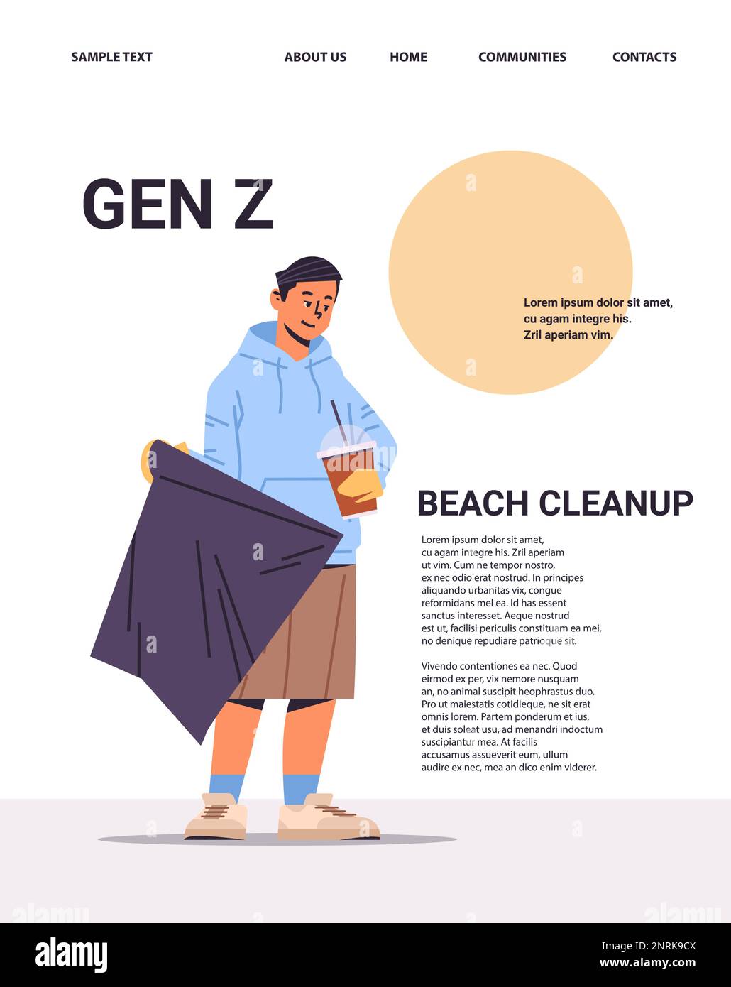 Guy gen z Stock Vector Images - Alamy