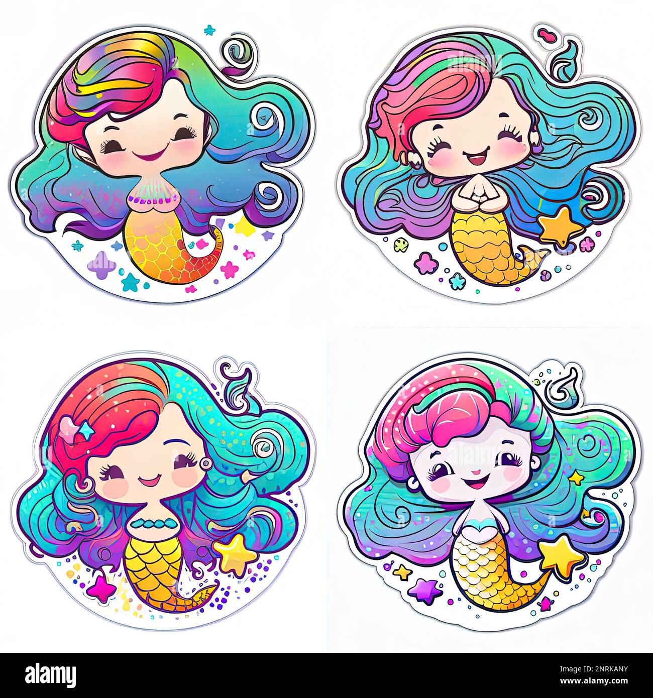 Mermaid elements hi-res stock photography and images - Alamy