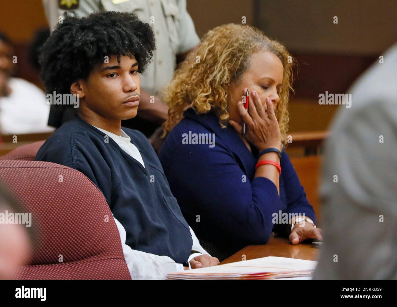 Barron Brantley listens during a preliminary hearing, Friday, Nov. 22 ...