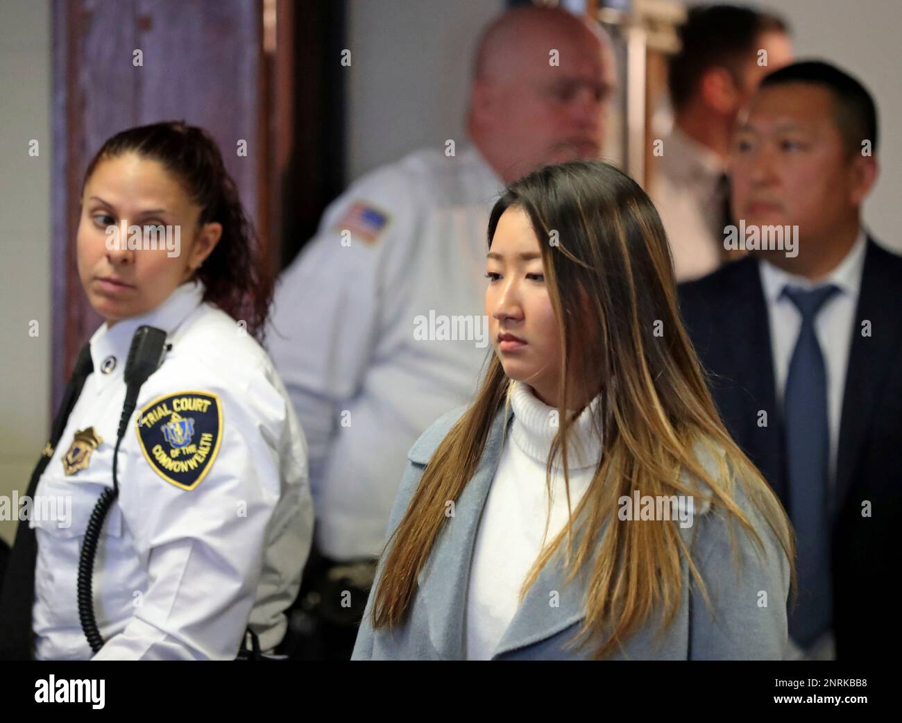 Inyoung You arrives for her arraignment at Suffolk Superior Court ...