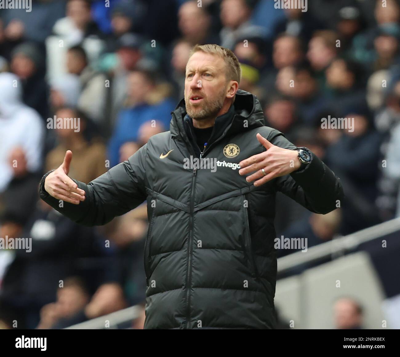 Chelsea manager Graham Potter during the English Premier League soccer ...