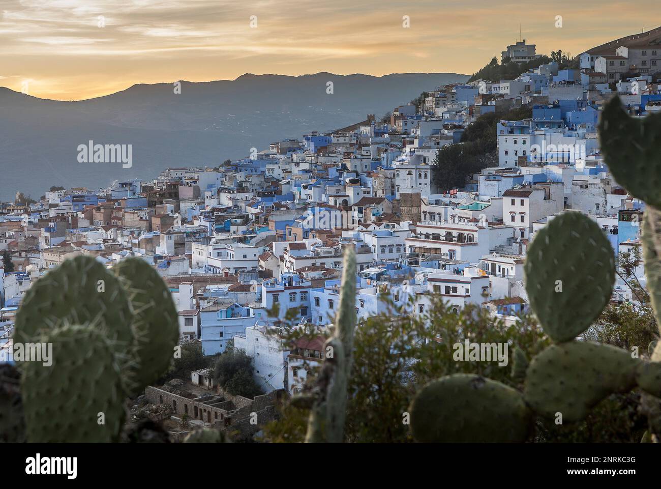Chaouen from above hi-res stock photography and images - Alamy