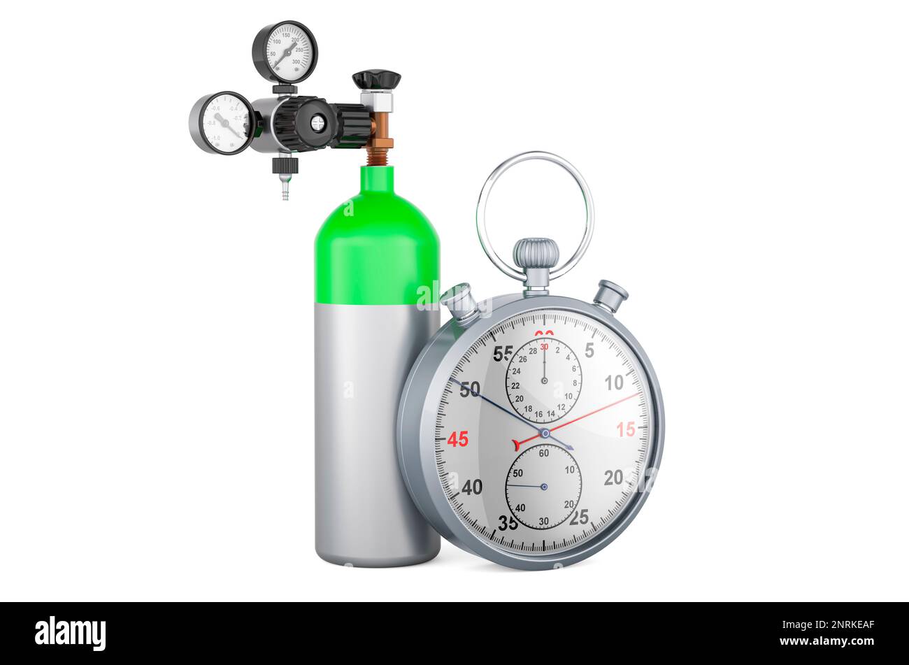 Portable Oxygen Tank Clipart