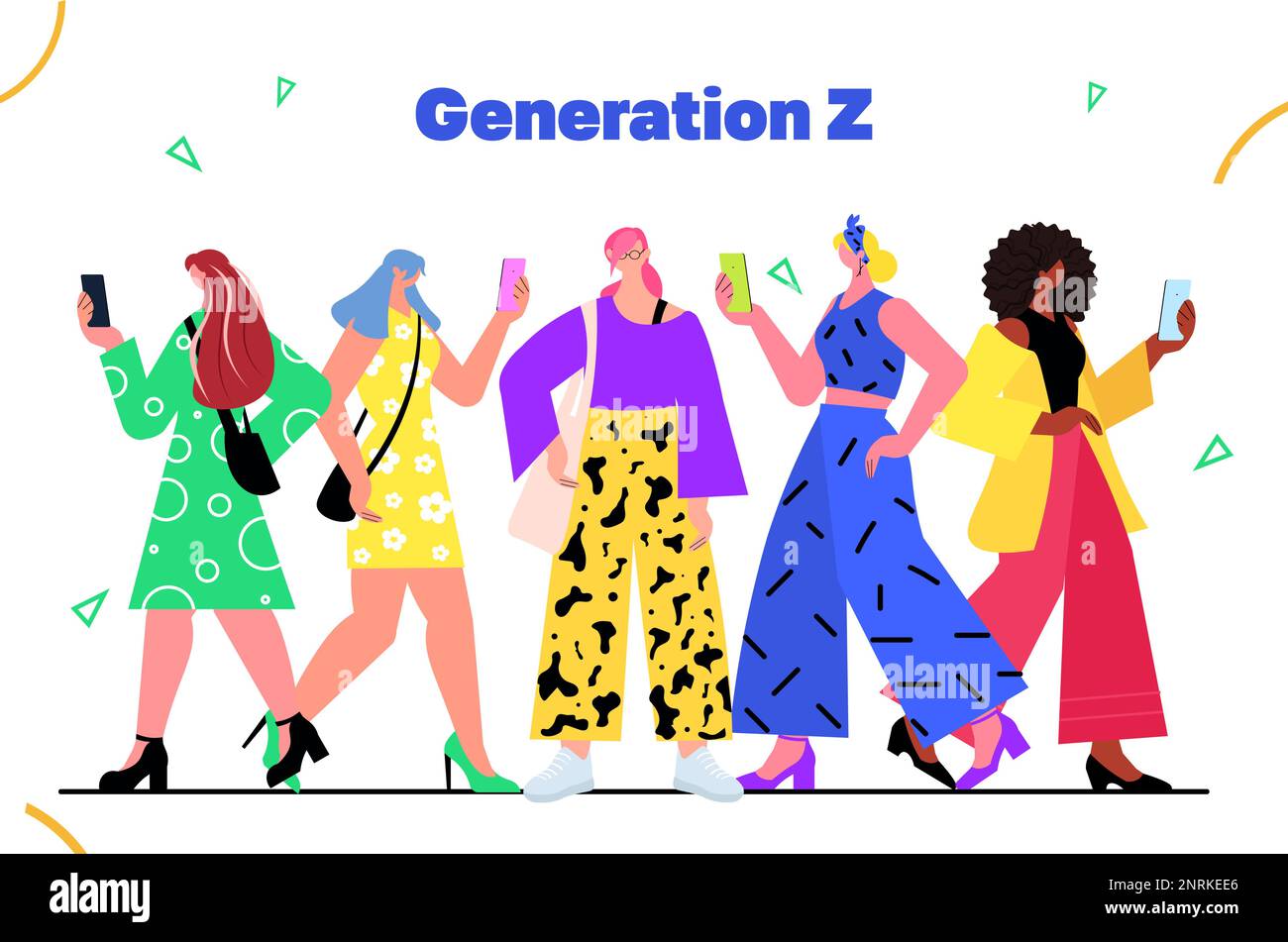 Generation z style Stock Vector Images - Alamy