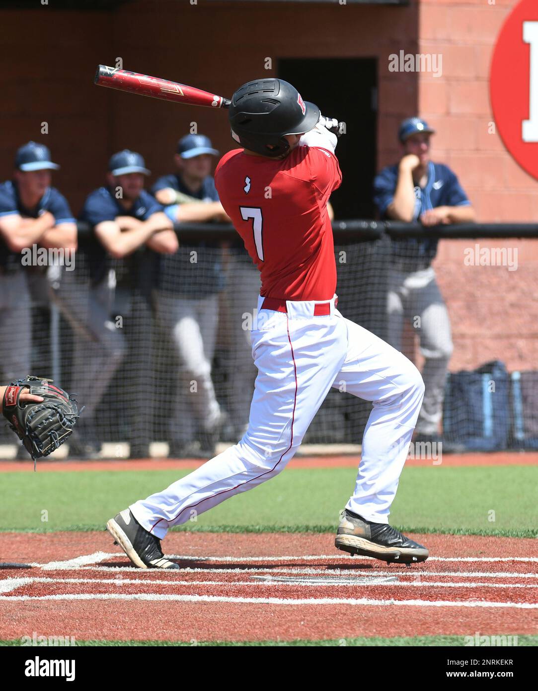 Rutgers University Scarlet Knights catcher Peter Serruto (7) during ...