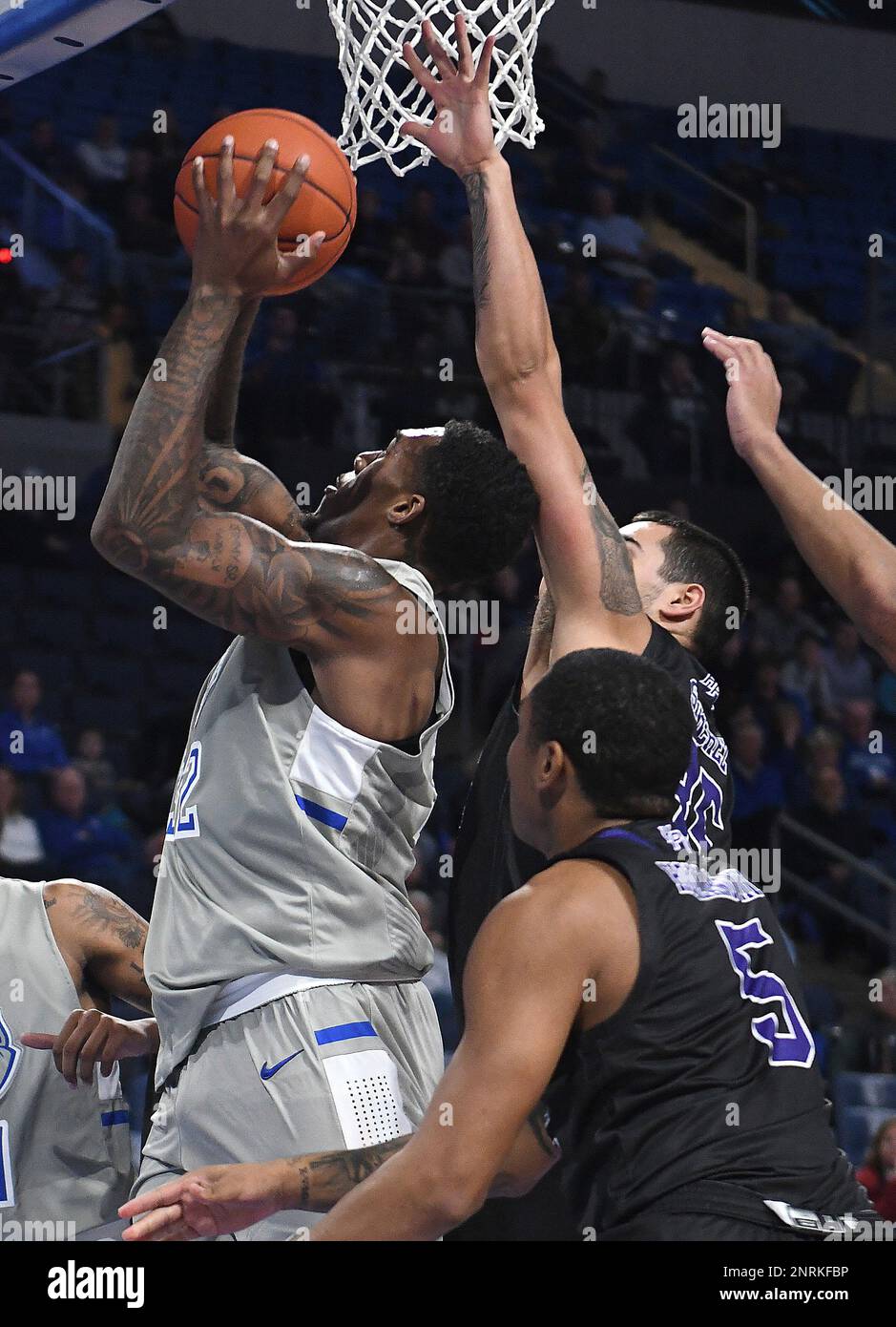 ST. LOUIS, MO. - NOVEMBER 20: Saint Louis forward Jimmy Bell Jr. (32 ...