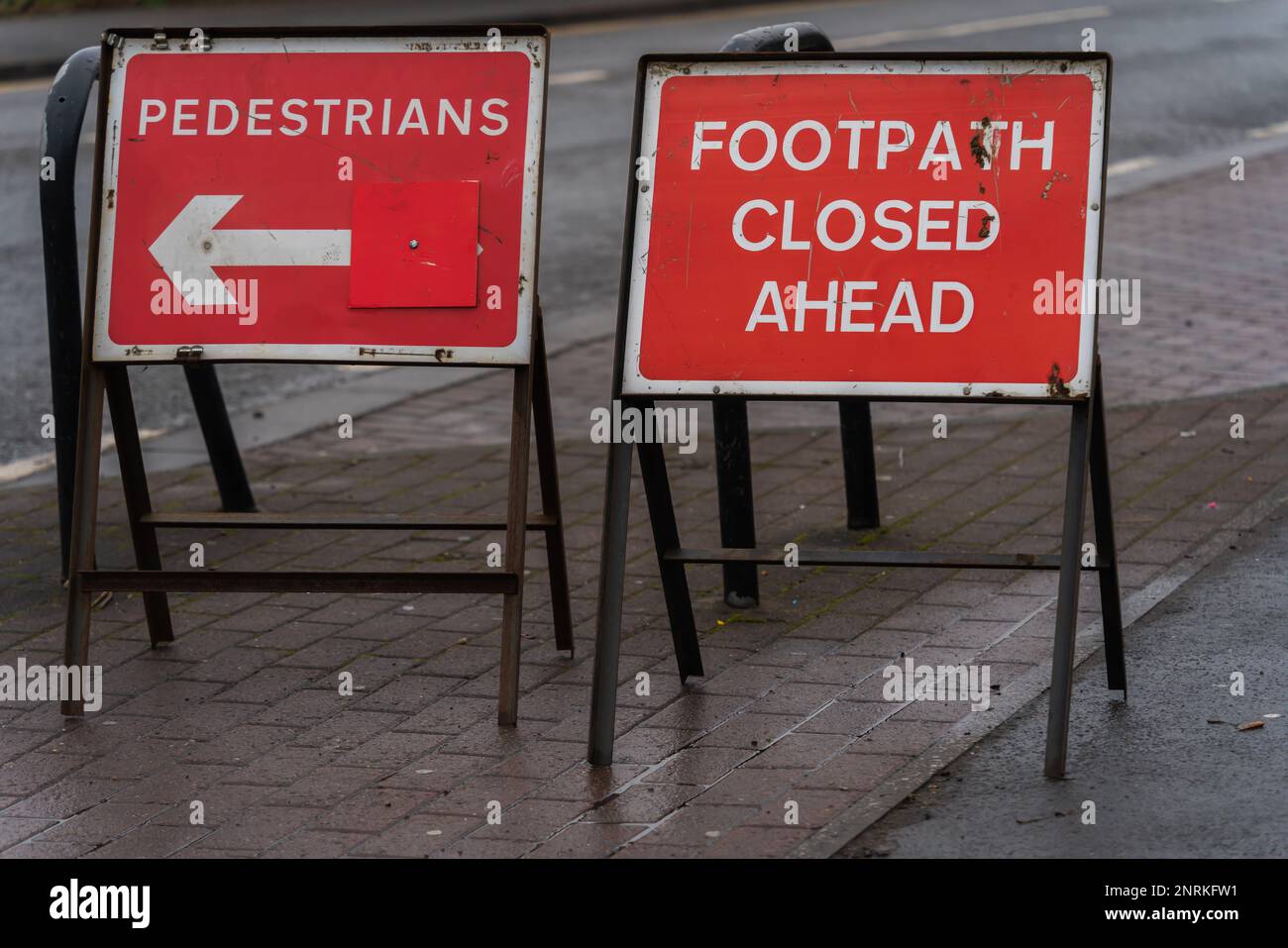 Road works, skid risk, re-surfacing, carriageway, stone chippings, grit ...