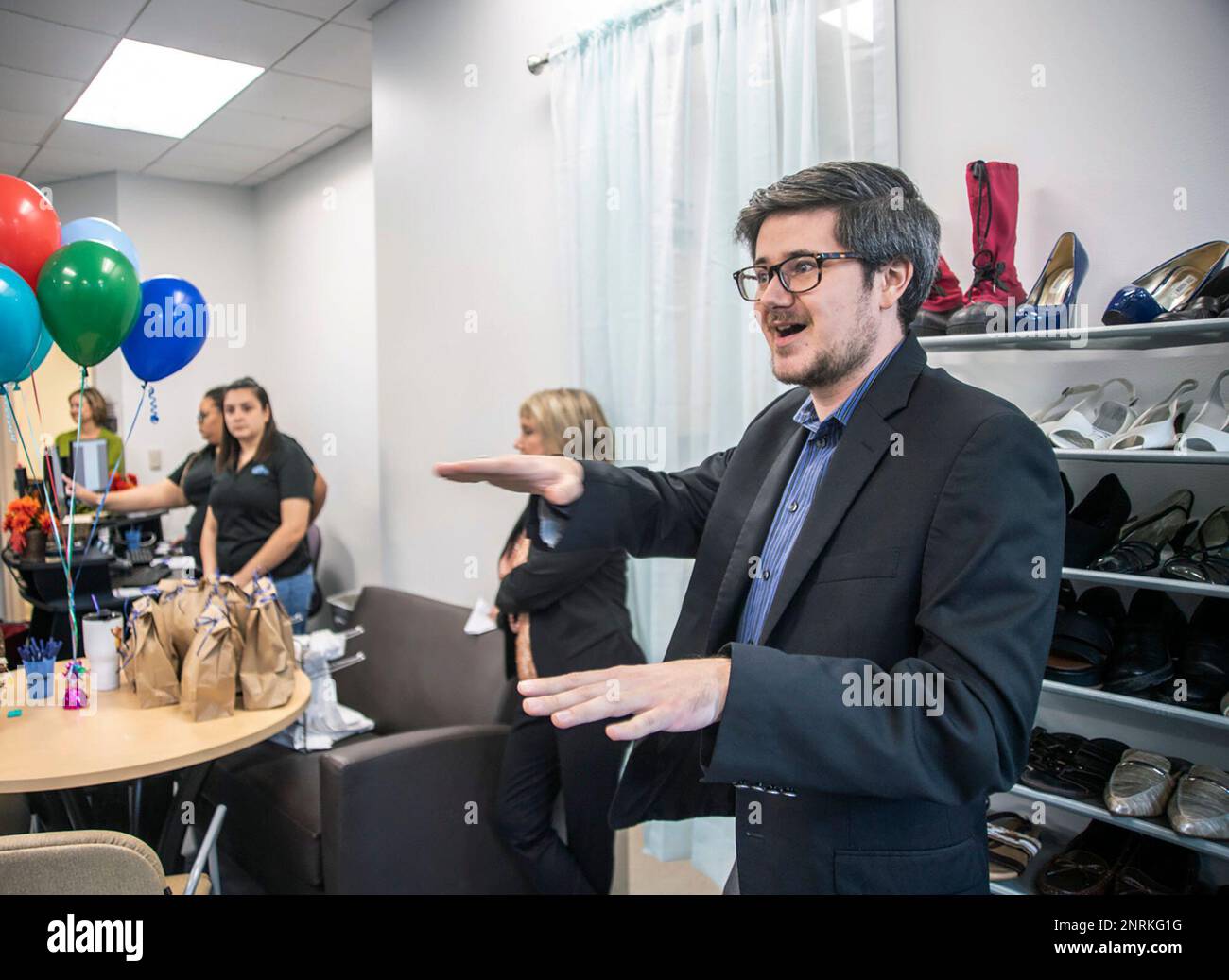 In this Tuesday, Nov. 5, 2019 photo, Harry Hadland, Business Process ...