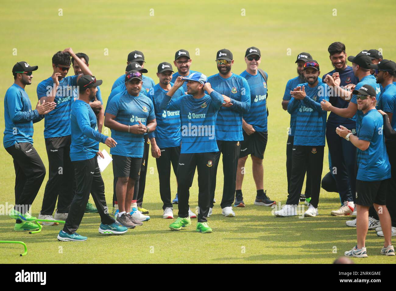 Bangladesh all-rounder Mehedi Hasan Miraz received the ICC Men's ODI ...