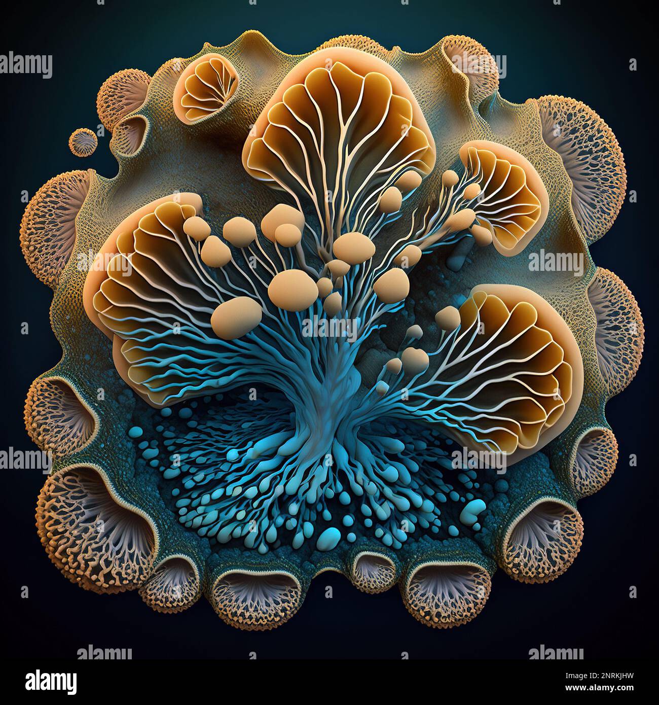 Mushroom mycelium microscope hi-res stock photography and images - Alamy