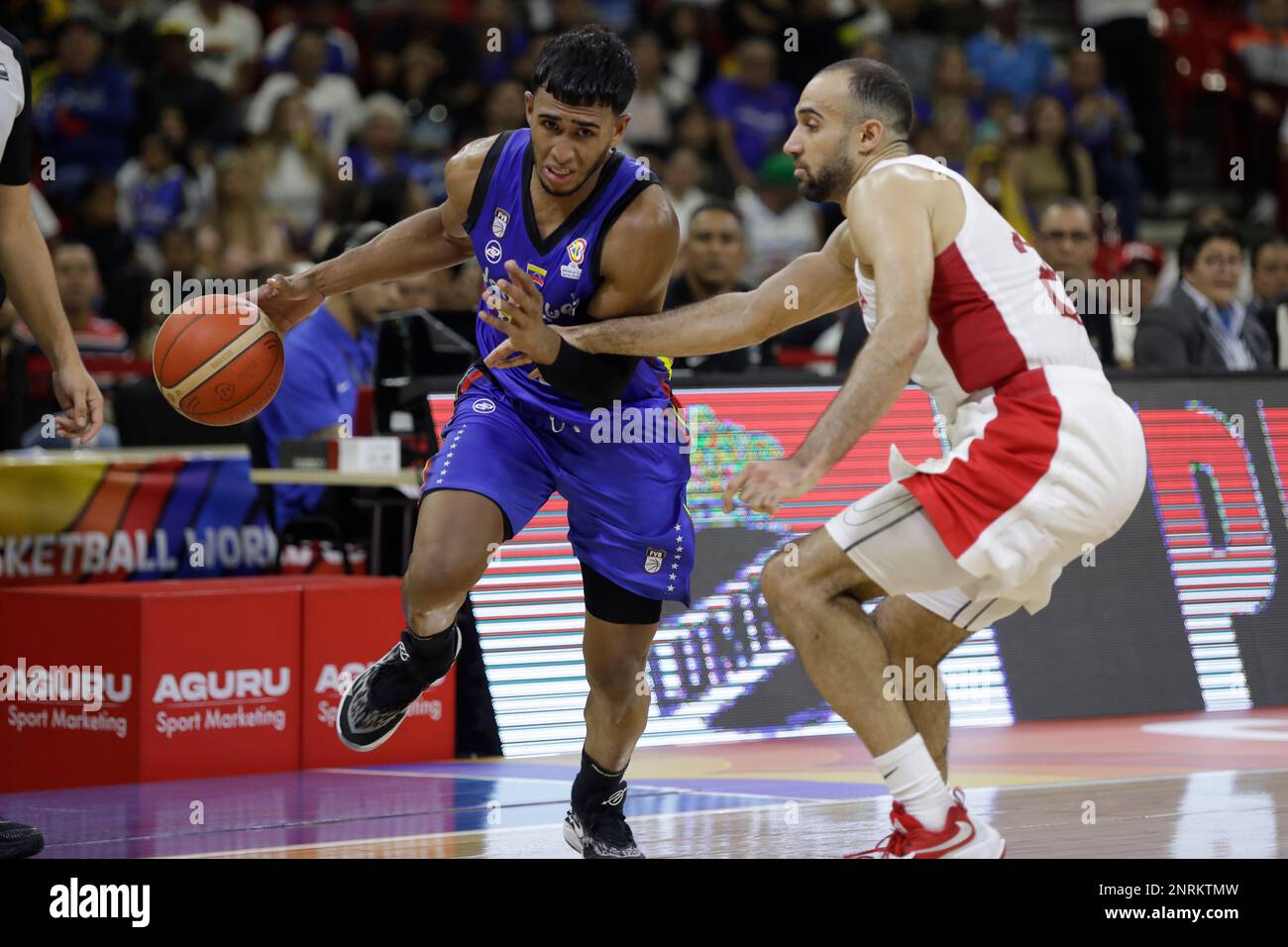 CARACAS, VENEZUELA - FEBRUARY 26: Garly Sojo of Venezuela competes for ...