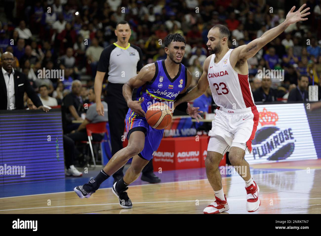 CARACAS, VENEZUELA - FEBRUARY 26: Garly Sojo of Venezuela competes for ...