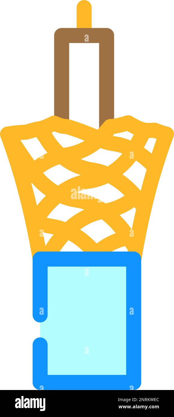 coaxial cable wire color icon vector illustration Stock Vector Image ...