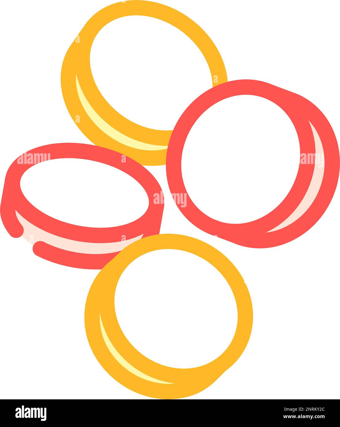coin gold falling color icon vector illustration Stock Vector Image ...