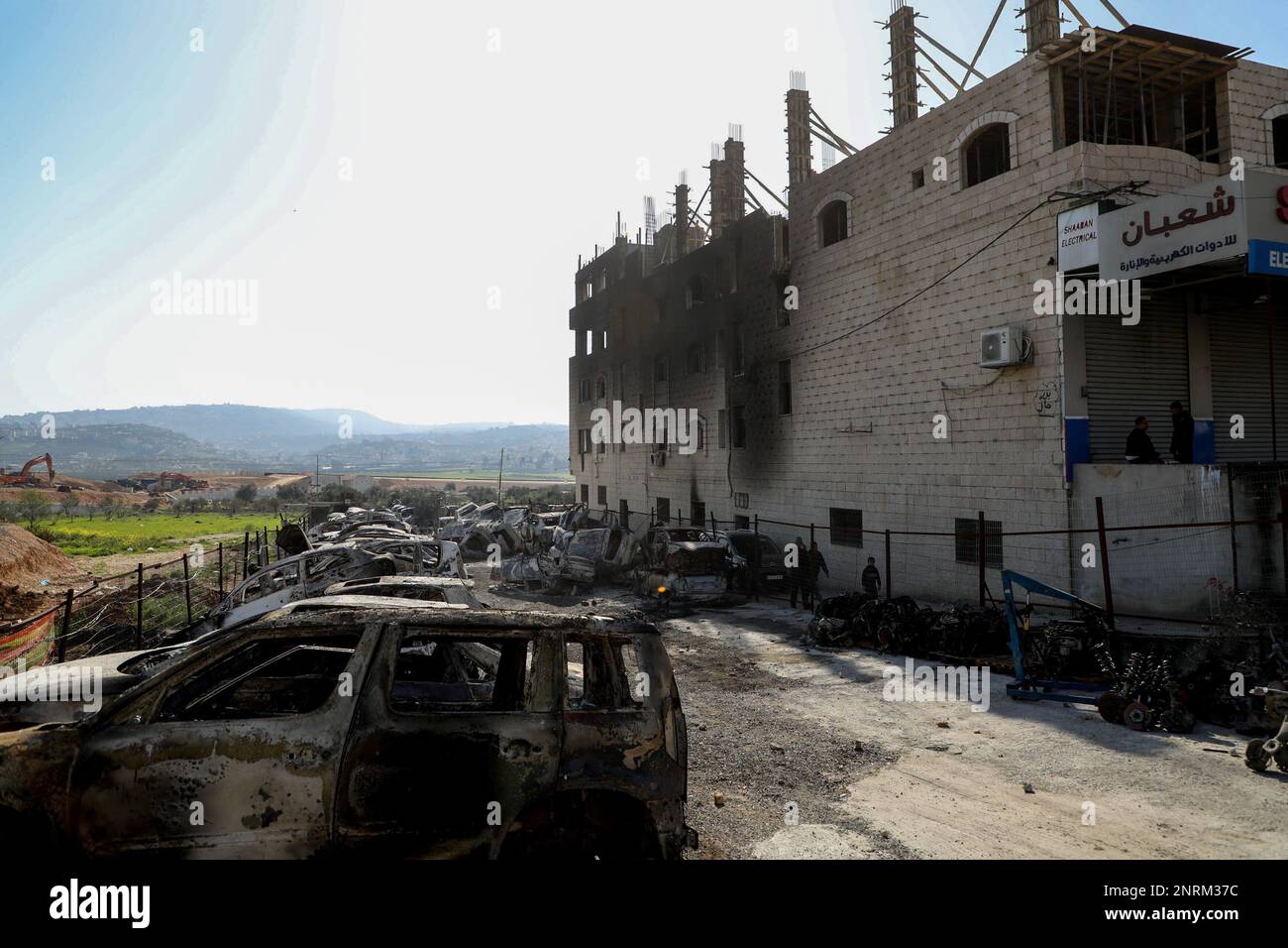 Huwara, West Bank, Palestine. 27th Feb, 2023. Nablus, West Bank ...