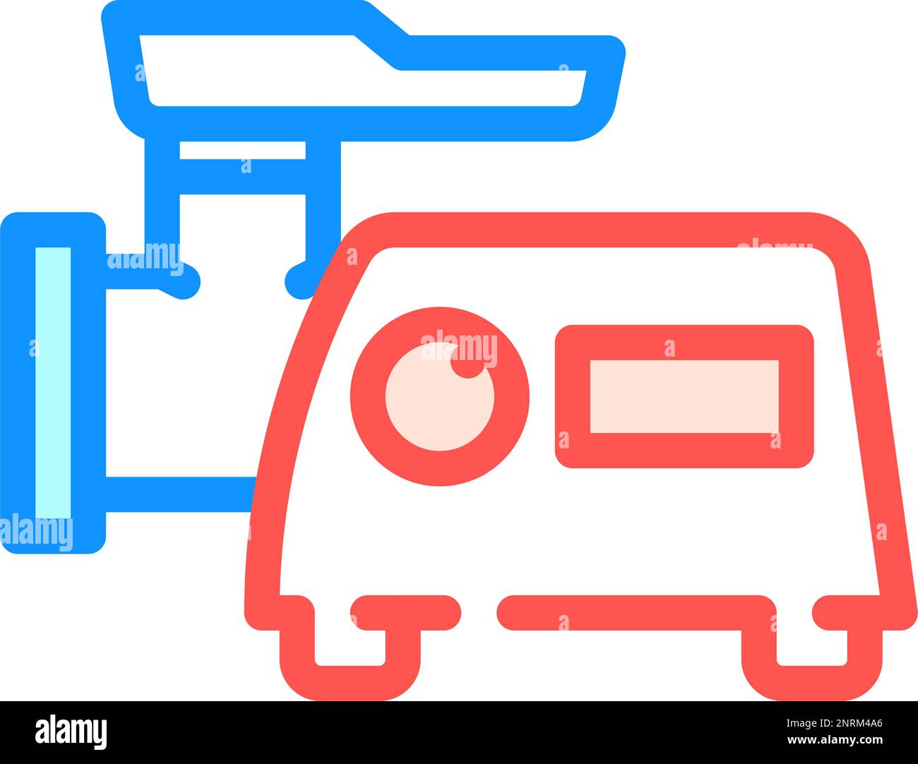 meat grinder chopper color icon vector illustration Stock Vector Image ...