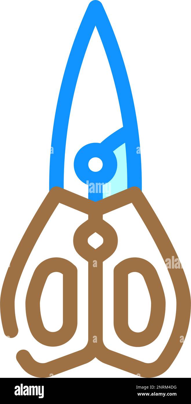 Kitchen shears illustration hi-res stock photography and images - Alamy