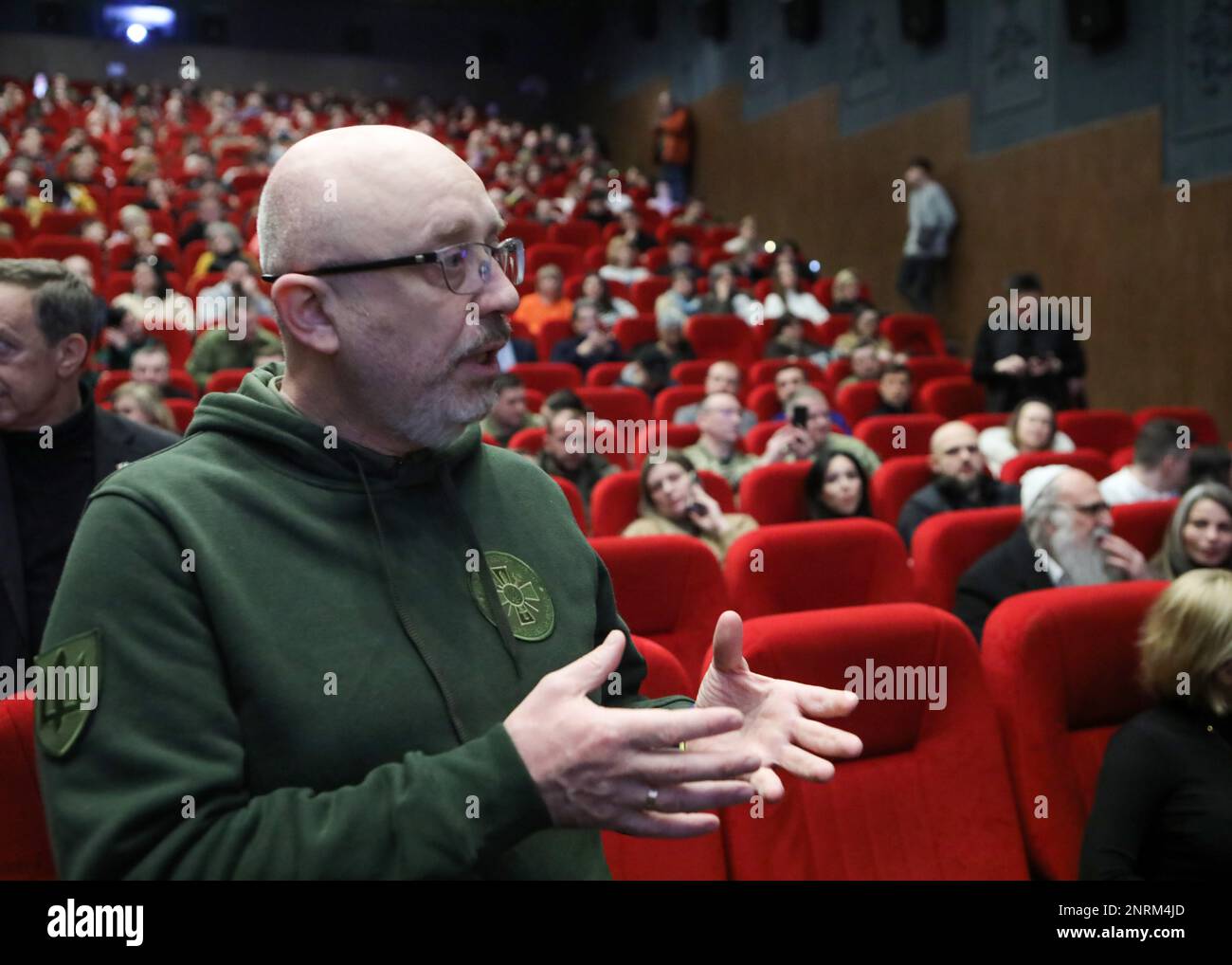 KYIV, UKRAINE - FEBRUARY 26, 2023 - Minister of Defence of Ukraine ...