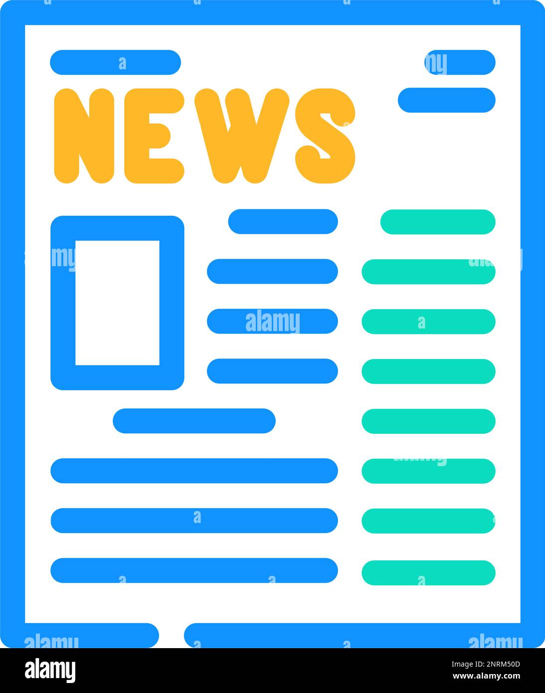 print advertising color icon vector illustration Stock Vector Image ...