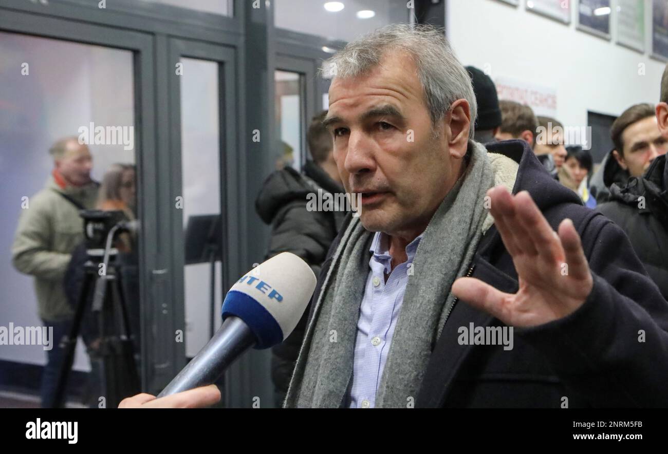 KYIV, UKRAINE - FEBRUARY 26, 2023 - Co-director of the Slava Ukraini ...