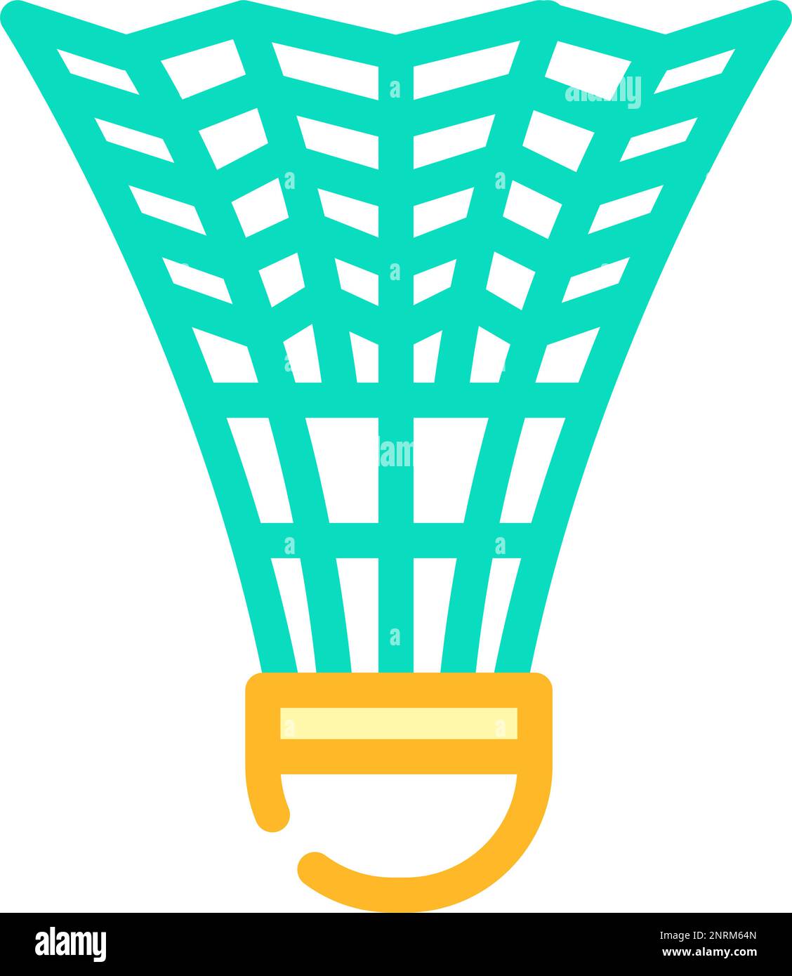 shuttlecock sport color icon vector illustration Stock Vector Image ...