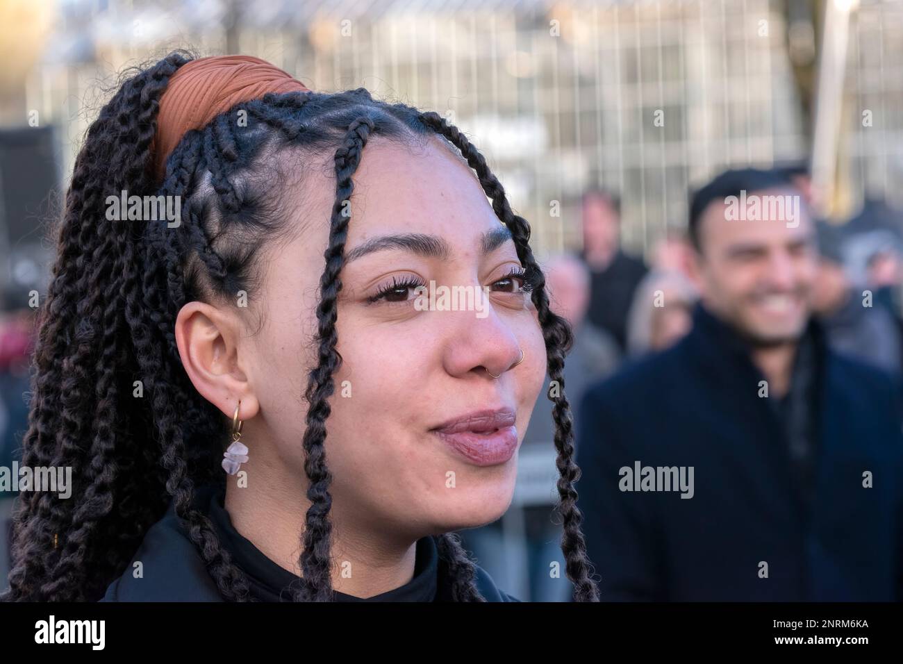 Roziena Salihu At The World Two Memorial Day February Strike At ...