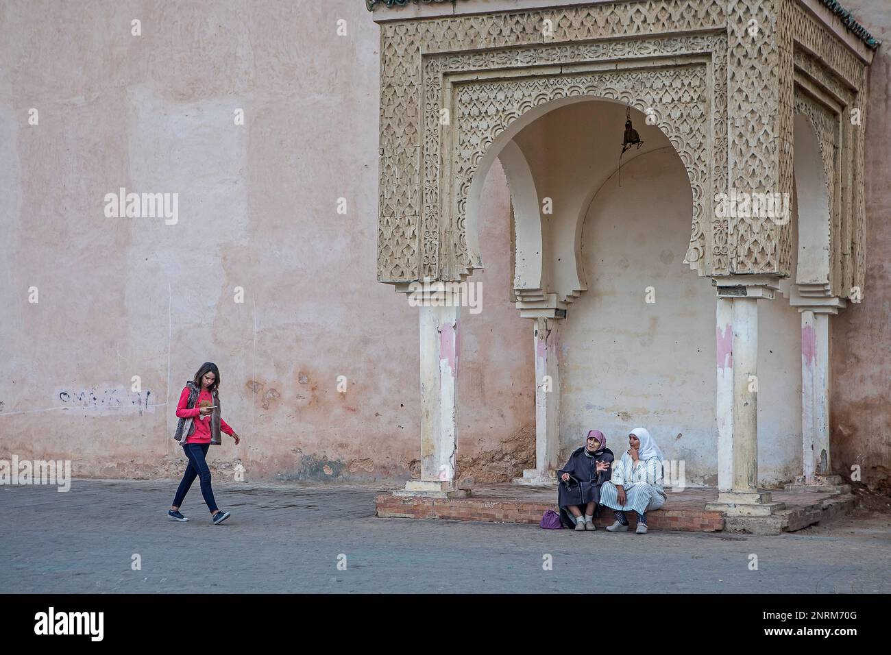 El Hedim Square, Meknes, Morocco Stock Photo - Alamy