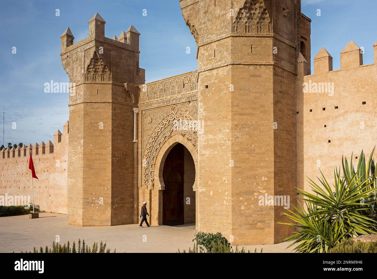 Bab Zaer, the Main Gate of Chellah, Rabat, Morocco Stock Photo - Alamy
