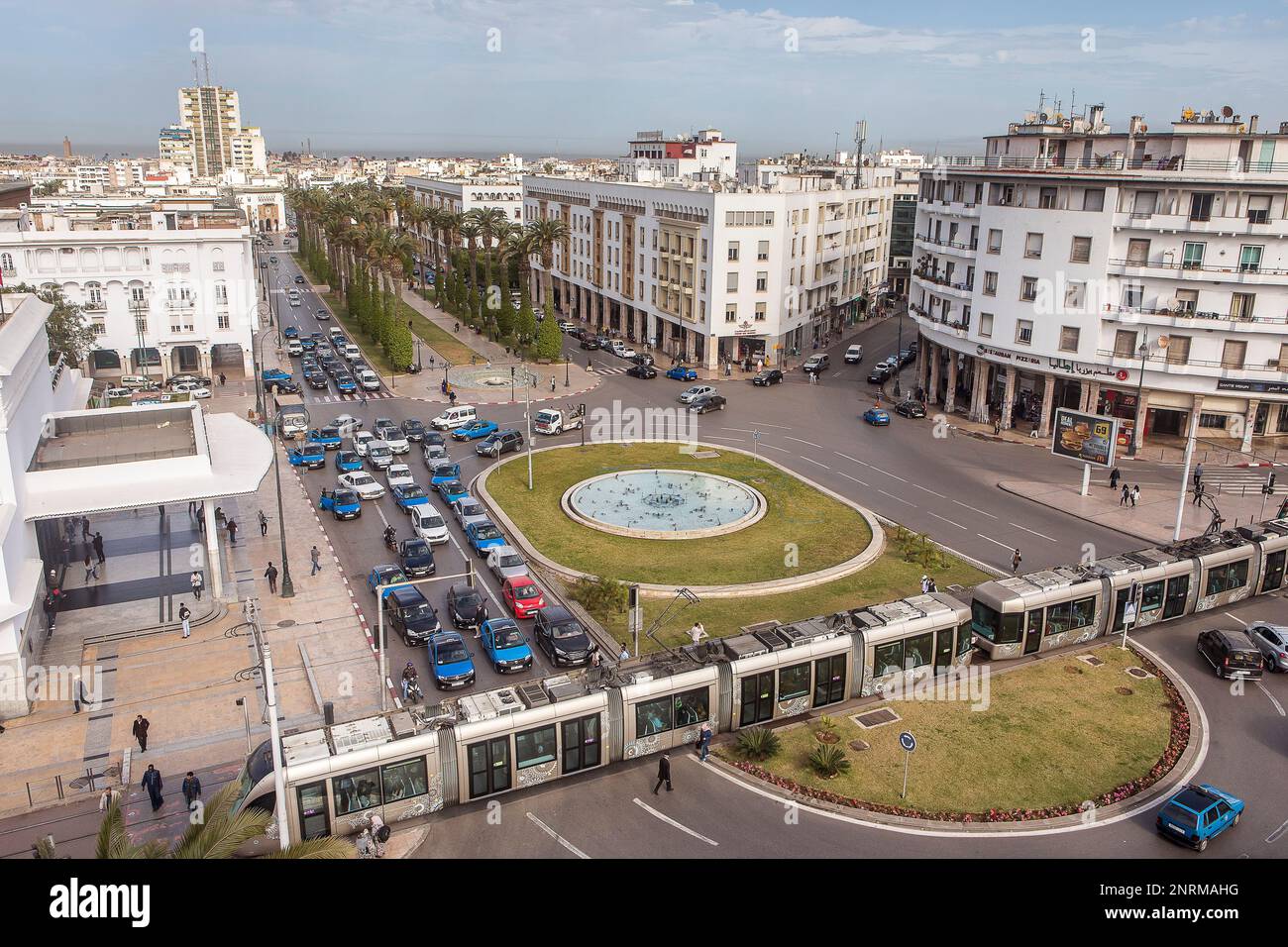 Mohammed V avenue, Rabat. Morocco Stock Photo - Alamy
