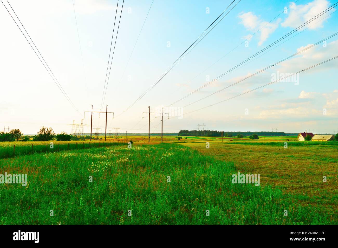 High voltage electricity transmitting hi-res stock photography and ...