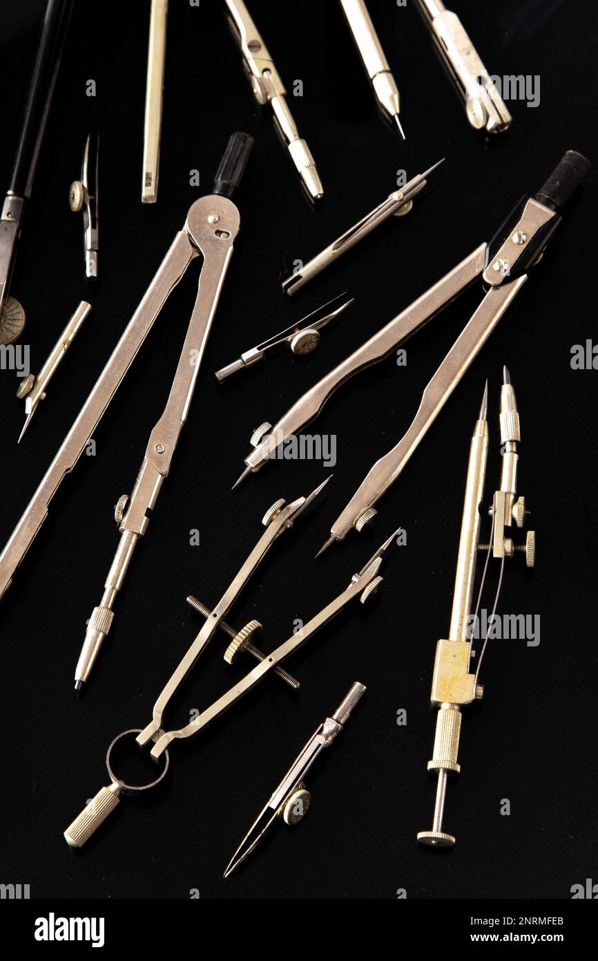 Tool measurement mathematics pen hi-res stock photography and images ...