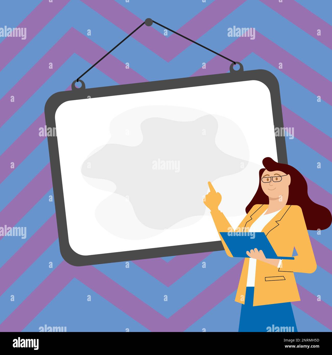 Adult businesswoman standing near Stock Vector Images - Alamy