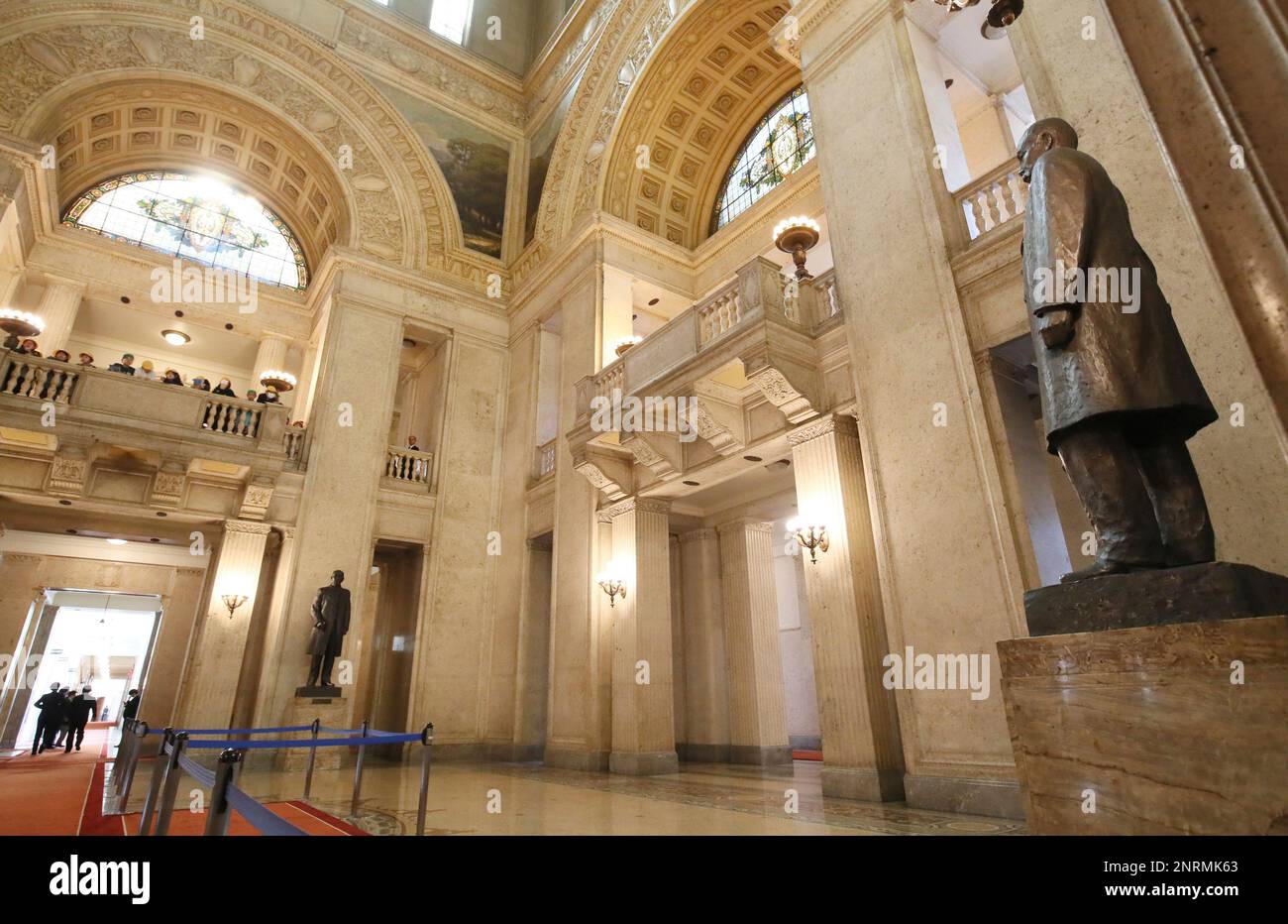 Central Hall of National Diet Building is pictured in Tokyo on Nov.8 ...