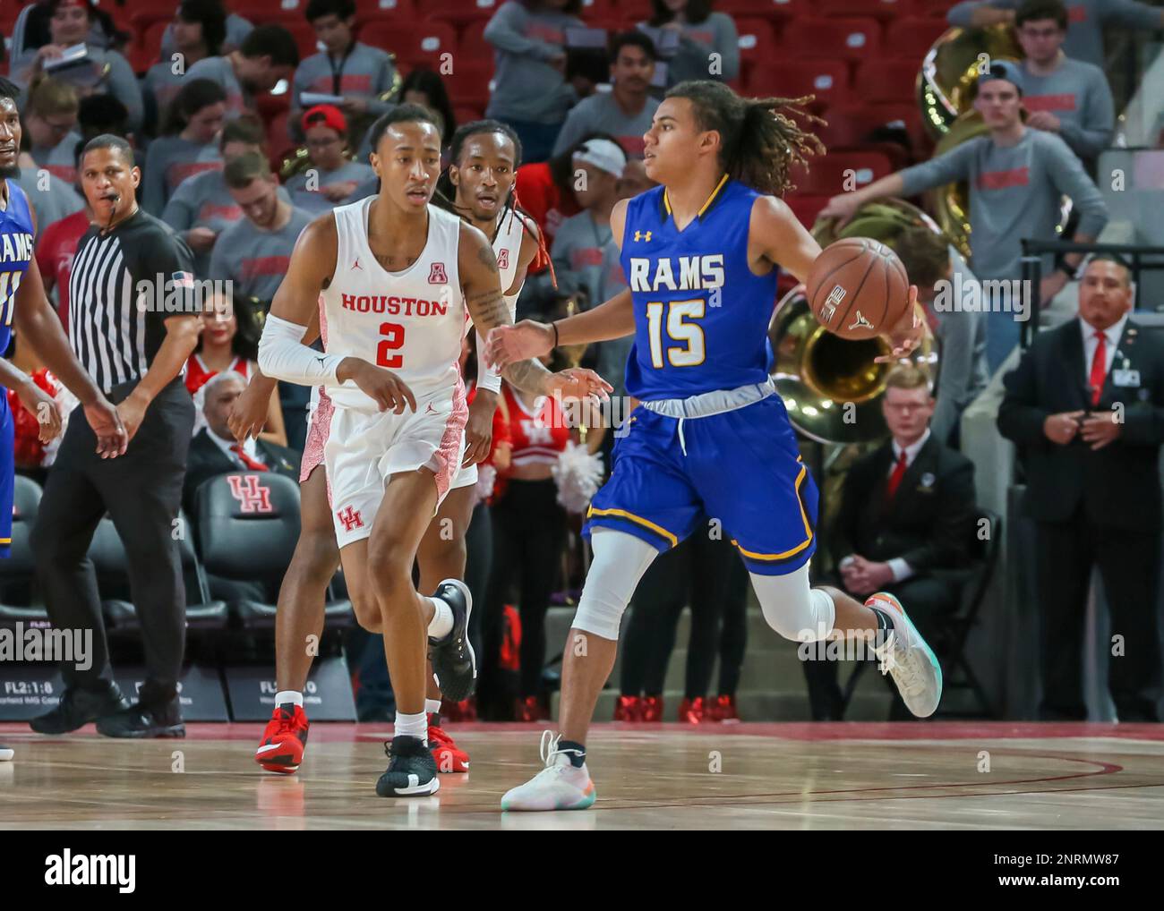 HOUSTON, TX - NOVEMBER 09: Angelo State Rams guard Trevor Berry (15 ...